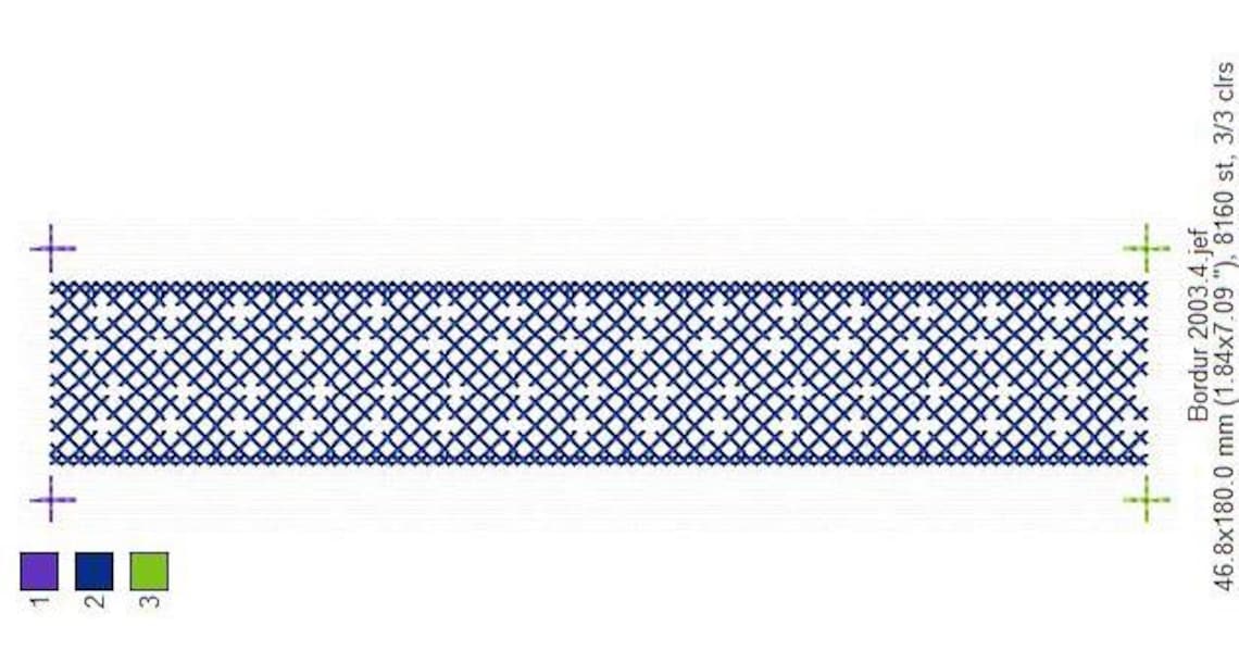 Slavic Borders Embroidery Design, Ukrainian Machine Embroidery Designs ...