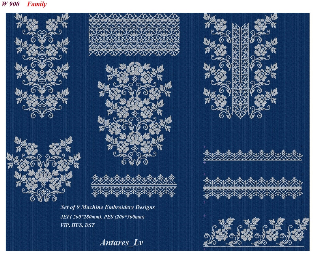 Machine Embroidery Designs, Cross Stitch Patterns, Eastern European ...