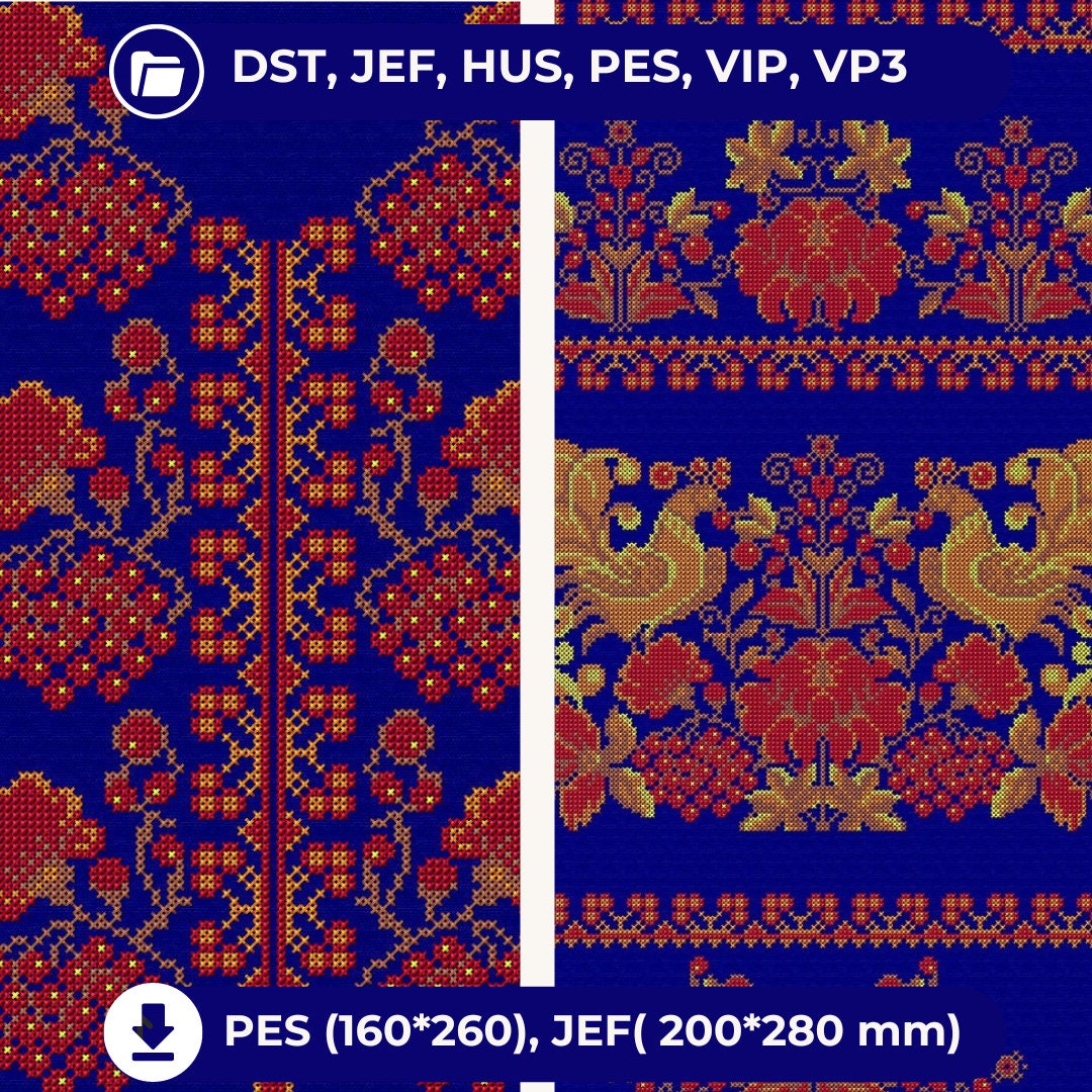 Folk Dress Pattern, Slovak Cross Stitch, Slavic Dress Pattern ...