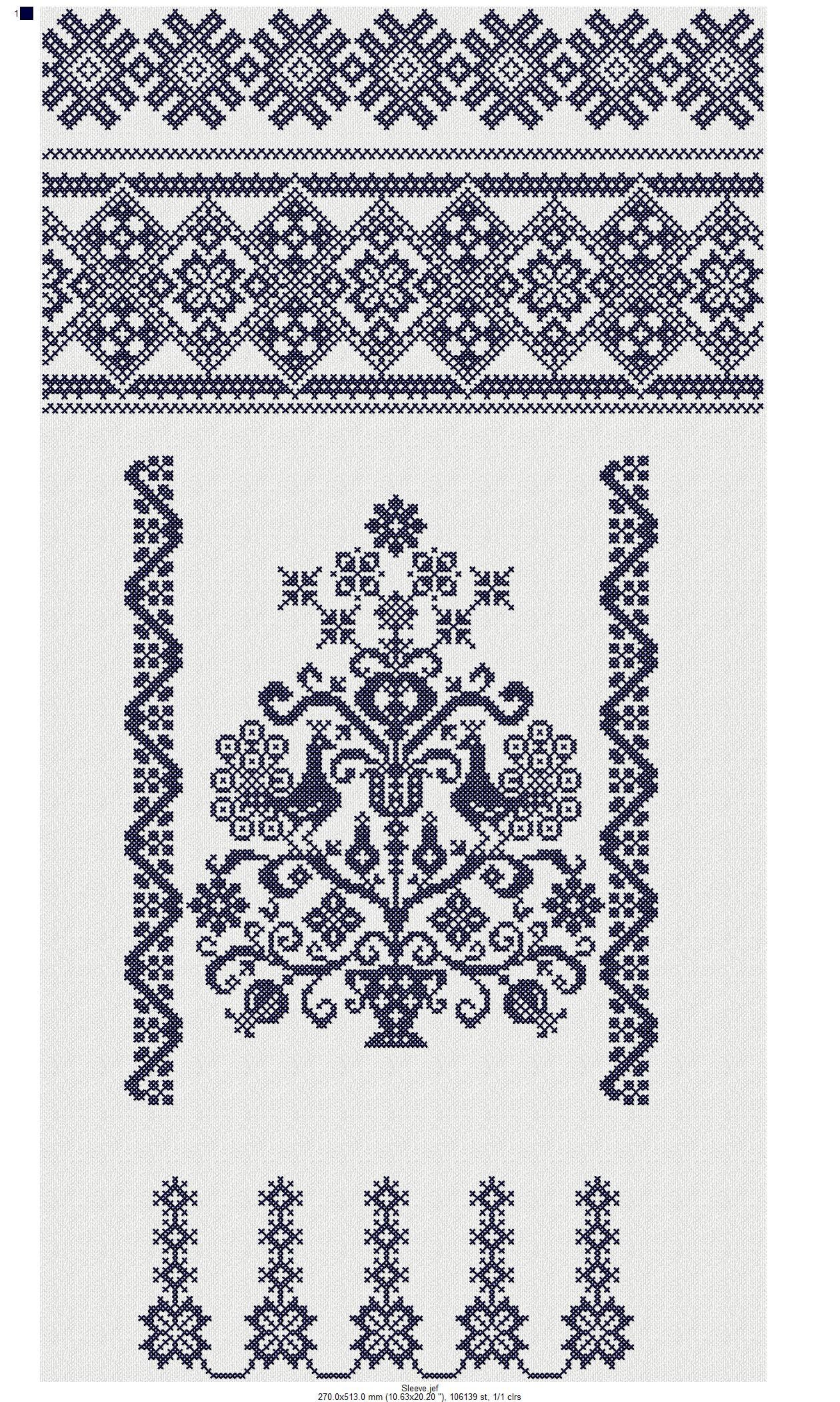 Folk Machine Embroidery Design. Set of 7 Embroidery - Etsy