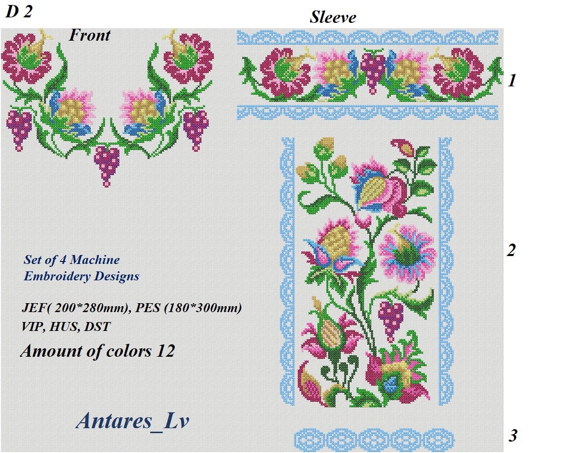 Slavic Embroidery Design Ukrainian Cross Stitch Pattern Baby - Etsy