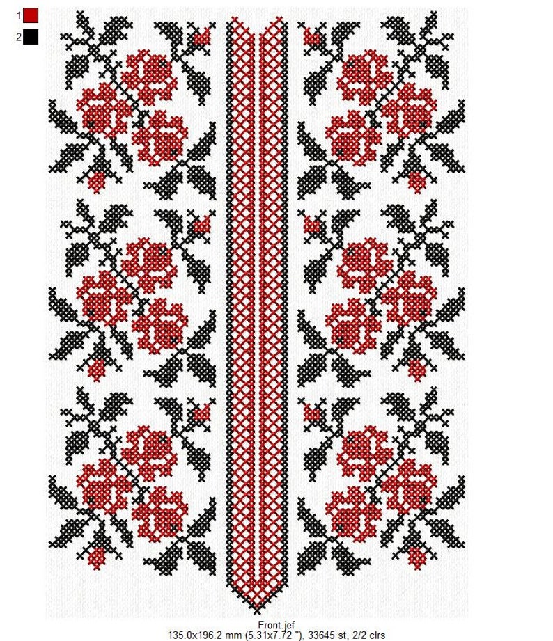 Vyshyvanka Set of 6 Embroidery Designs Machine Embroidery - Etsy