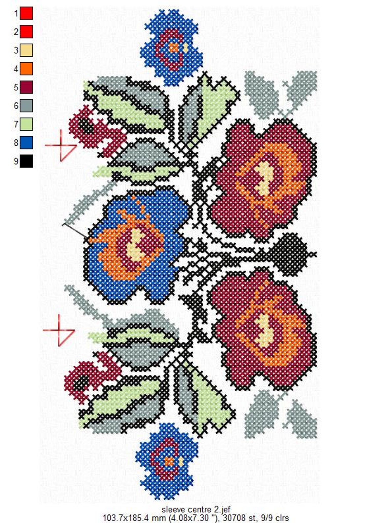 Vyshyvanka Set of 4 Embroidery Designs Machine Embroidery - Etsy UK