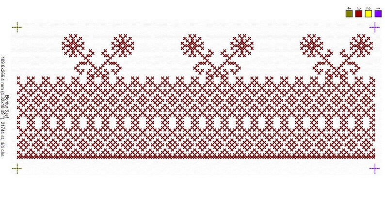 Slavic Embroidery Design Ukrainian Cross Stitch Pattern - Etsy