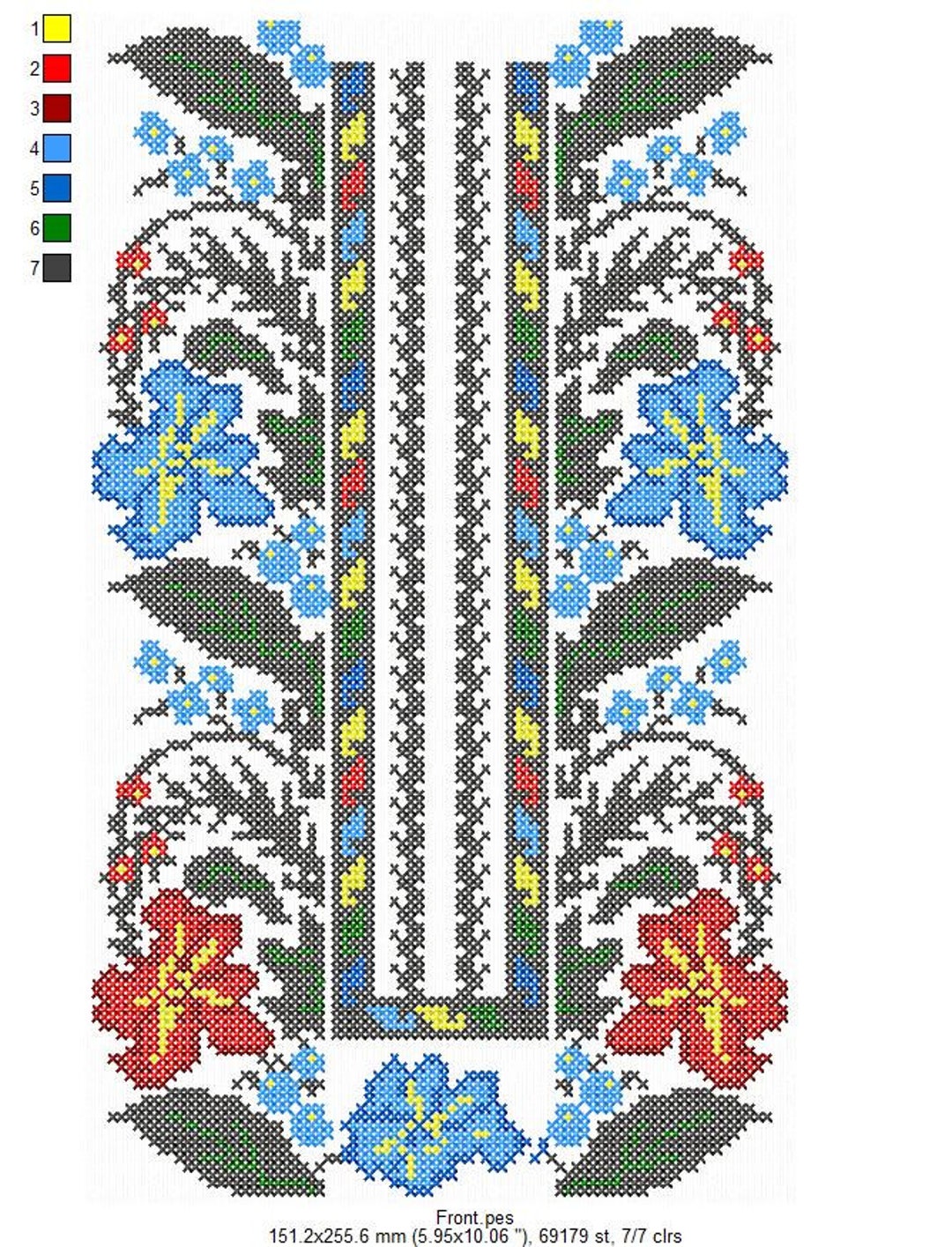 Neckline Embroidery Design, Neck Line Machine Embroidery Designs for ...