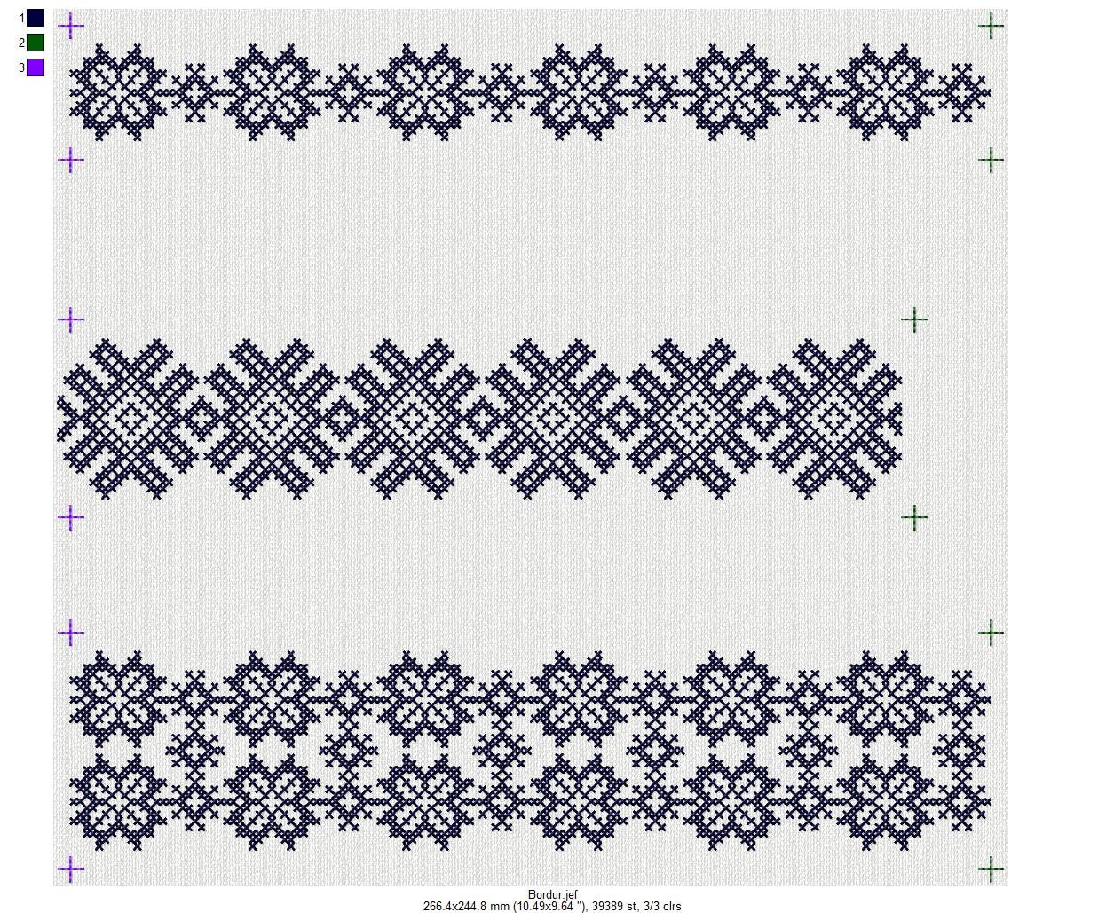 Folk Machine Embroidery Design. Set of 7 Embroidery - Etsy