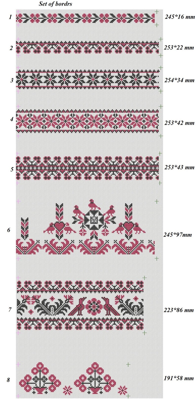 Slavic Pattern , Ukrainian Cross Stitch Machine Embroidery Design ...