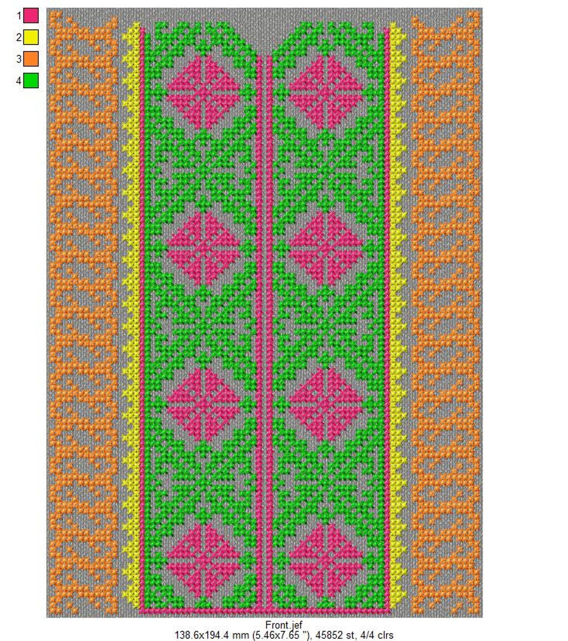 Vyshyvanka Set of 4 embroidery designs Machine embroidery - Etsy Nederland