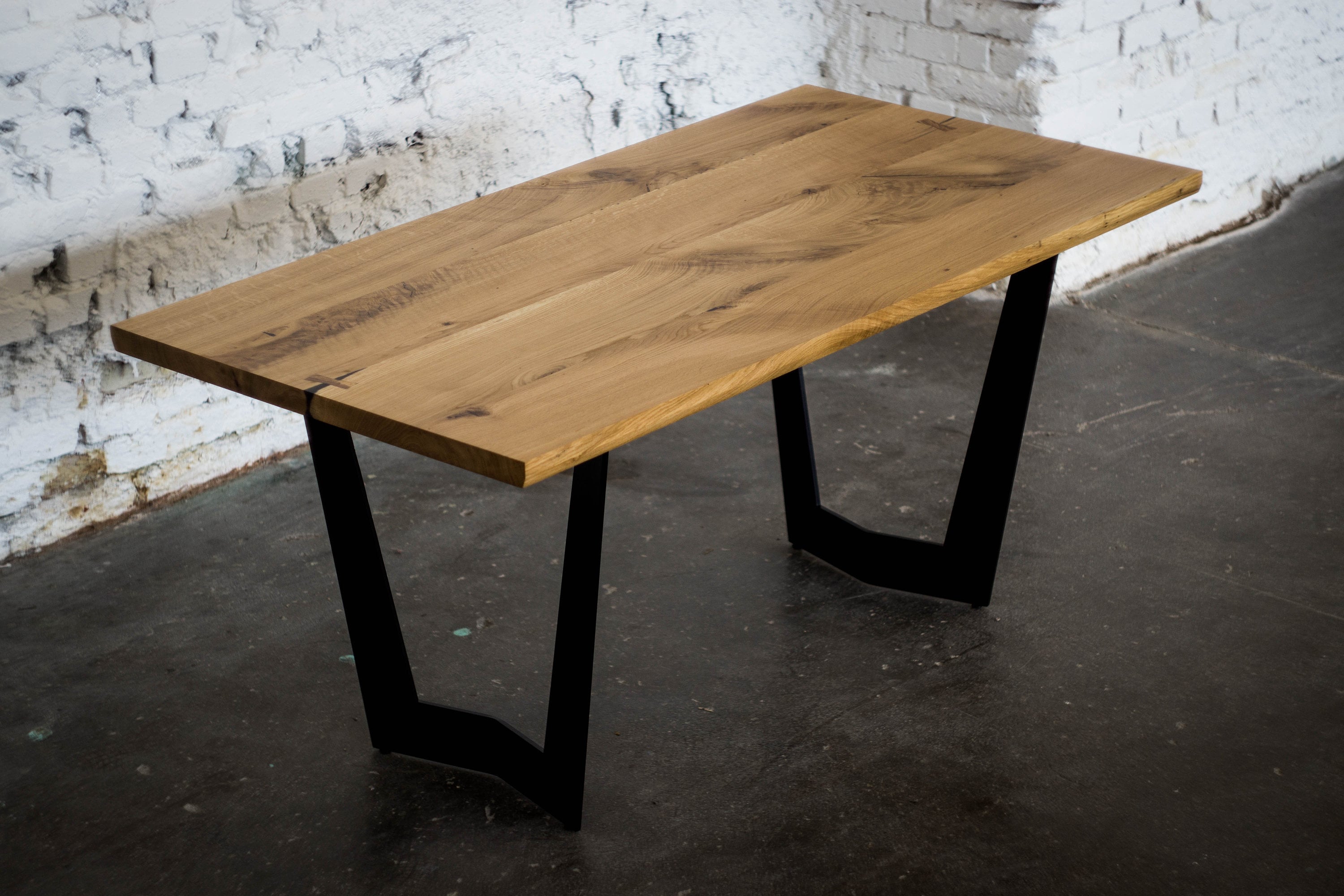 Modern Artisan Oak Dining Table - Etsy