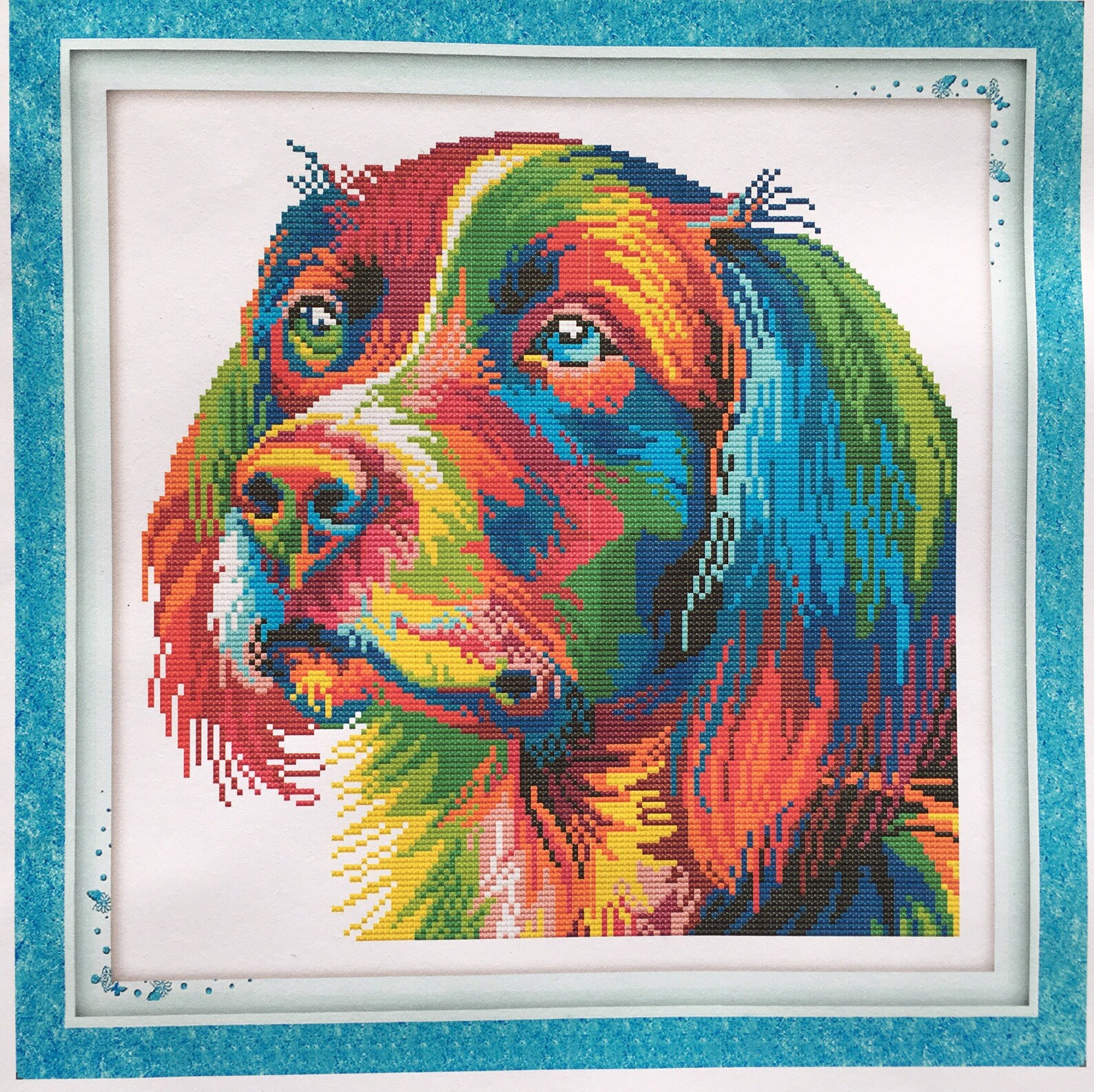 Cross Stitch Kit Dog - Etsy UK