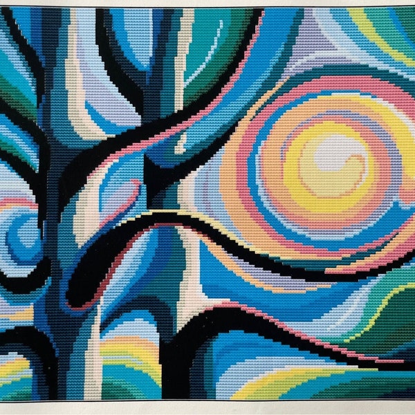 Sunrise Cross Stitch - Etsy