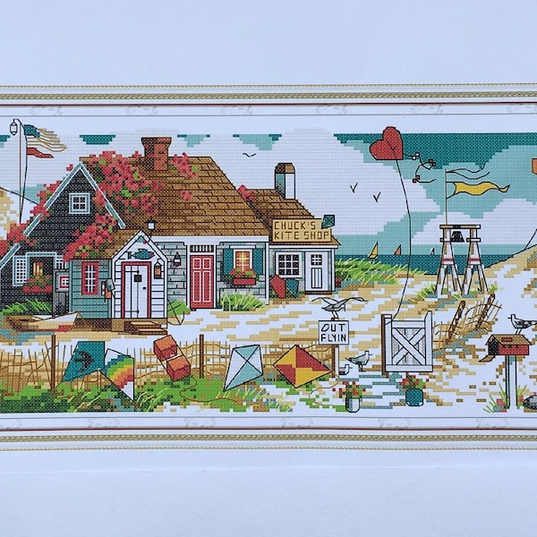 Beach Cross Stitch - Etsy