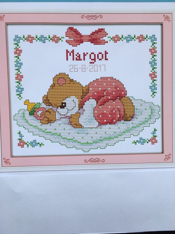 Cross Stitch Kit Baby Girl | Etsy