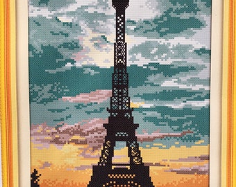 Paris Cross Stitch - Etsy