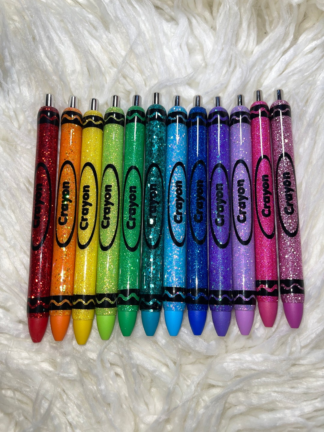 Crayon Gel Ink Pen - Etsy