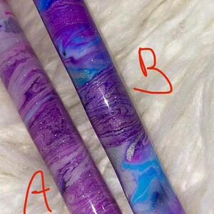 Purple Marble Ink Pen - Etsy