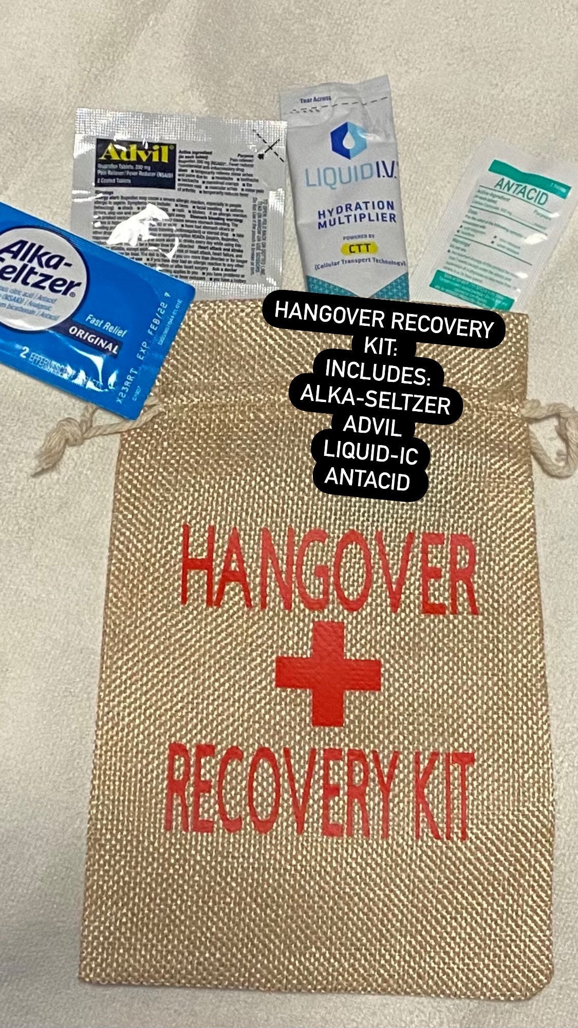 Hangover Recovery Kit| Oh Shit Kit | Bachelor Party Favor ...