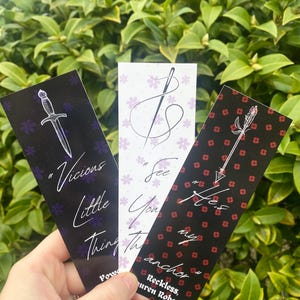 Powerless Series Bookmarks - Etsy