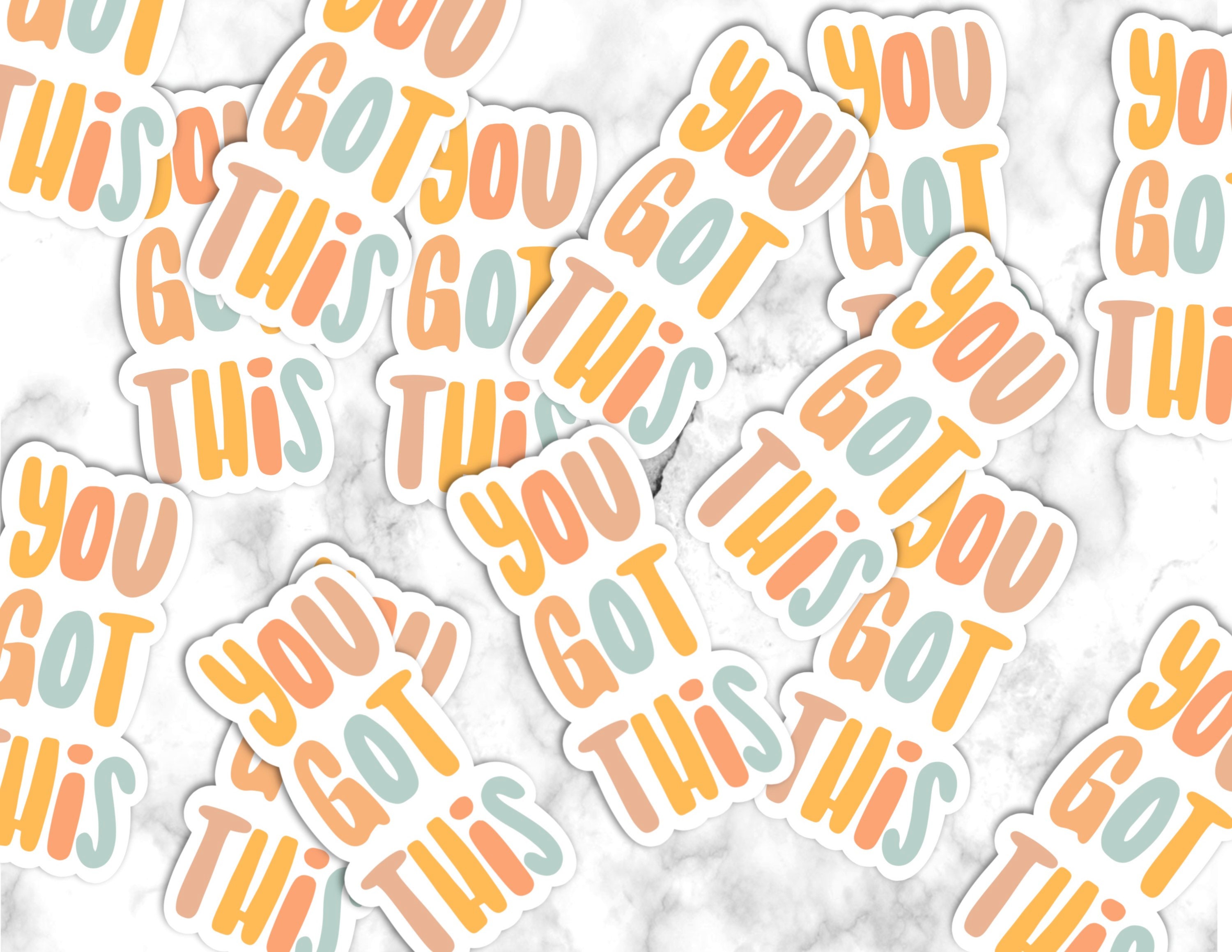 You Got This Sticker Friends Sticker Decal Sticker Laptop - Etsy