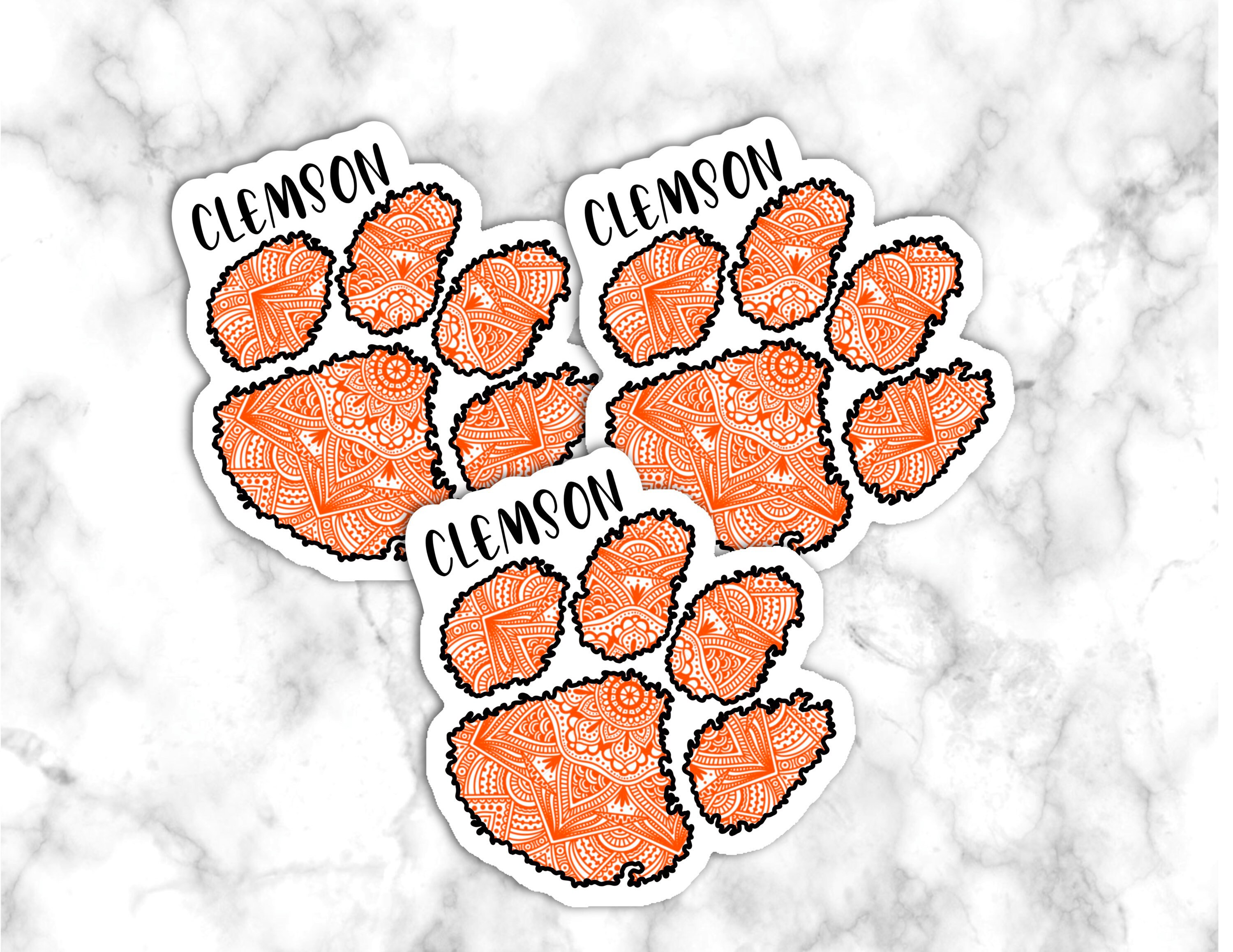 Clemson Football Sticker Vinyl Decal Clemson Vinyl Decal | Etsy