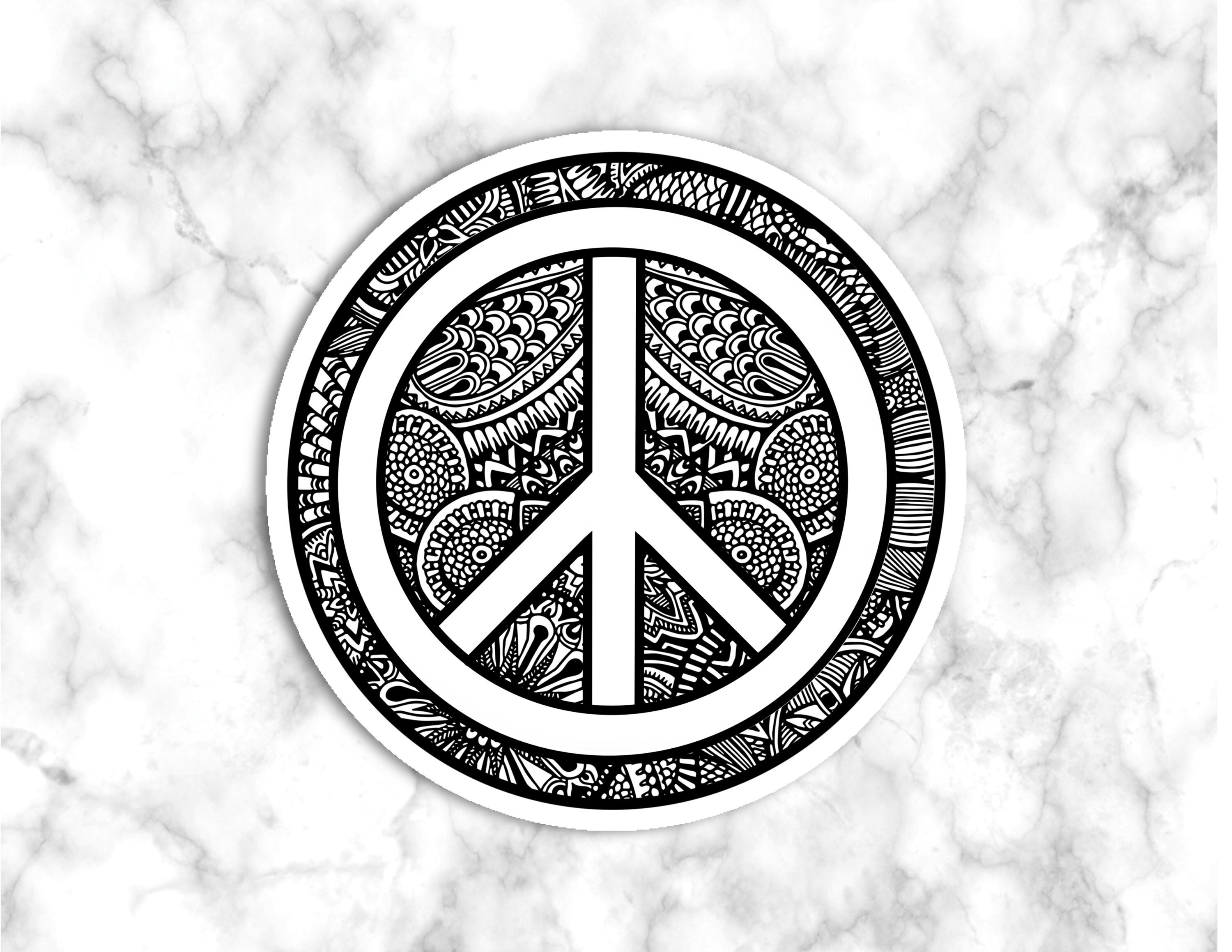 Peace Sticker Peace Decal friend stickers laptop Sticker | Etsy