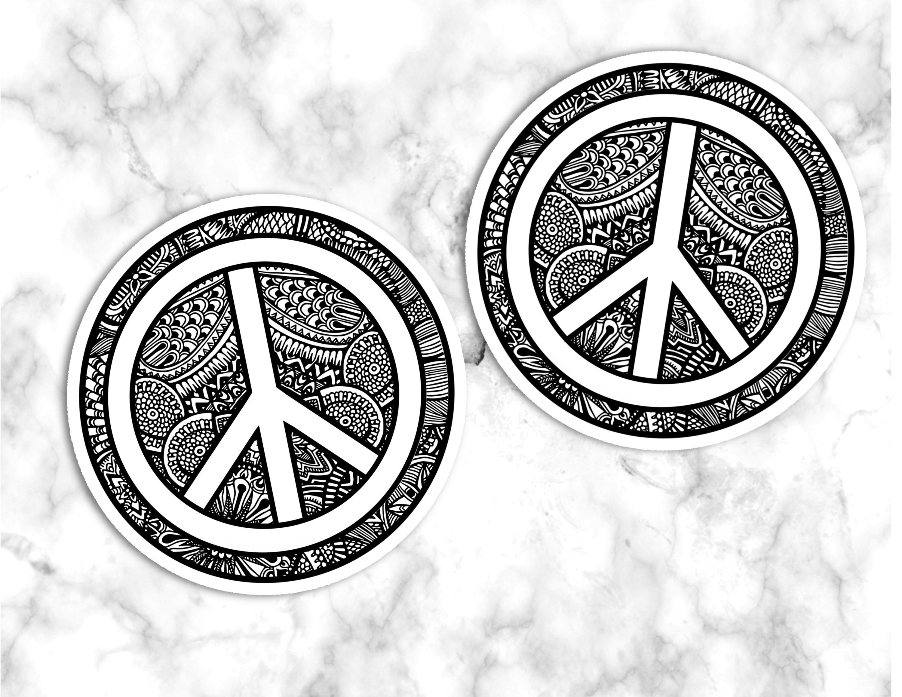 Peace Sticker Peace Decal friend stickers laptop Sticker | Etsy