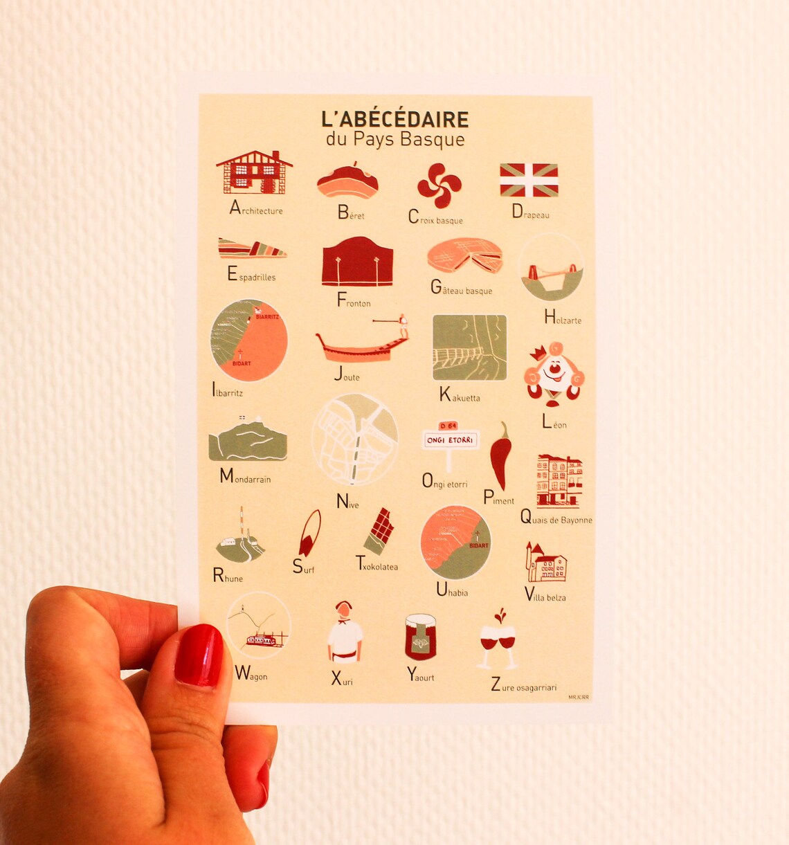 Poster The Primer of the Basque Country | Etsy