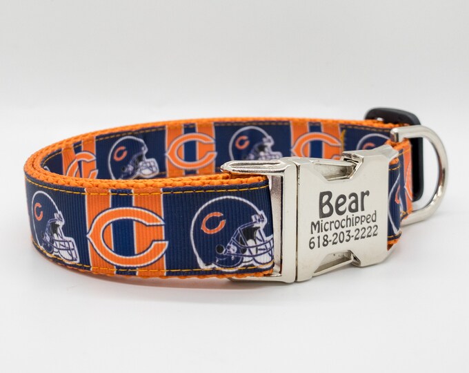 Chicago Flag Dog Collar Small - Etsy