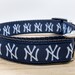 Midnight Navy Blue NY Yankees Dog Collar Personalized Metal - Etsy