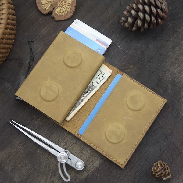 Mens Card Pop Out Wallet - Etsy