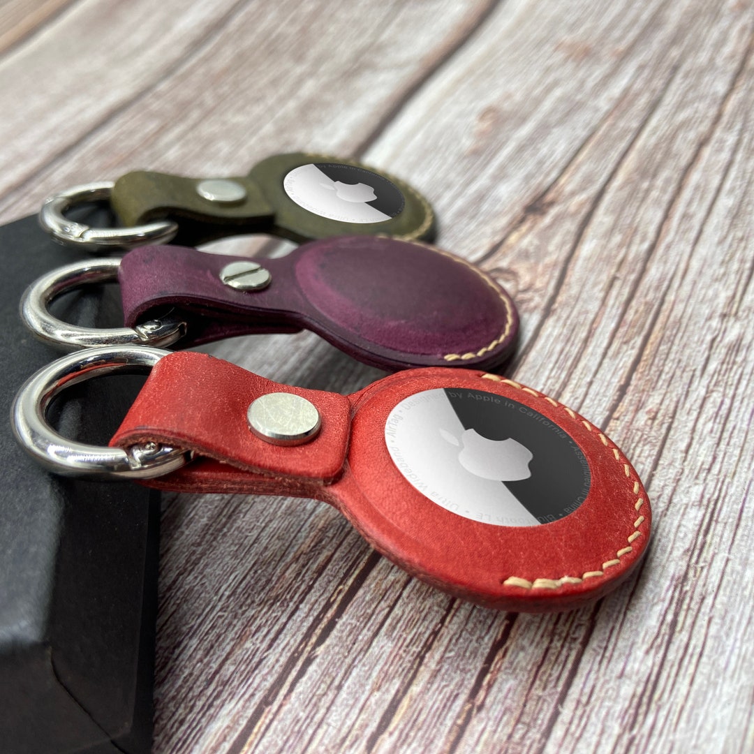 Leather Case for Air Tag, Air Tag Cover, Pueblo Leather - Etsy