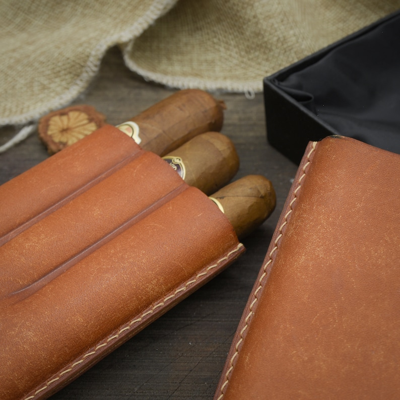 Personalized Leather Cigar Case Luxury Cigar Case Custom - Etsy