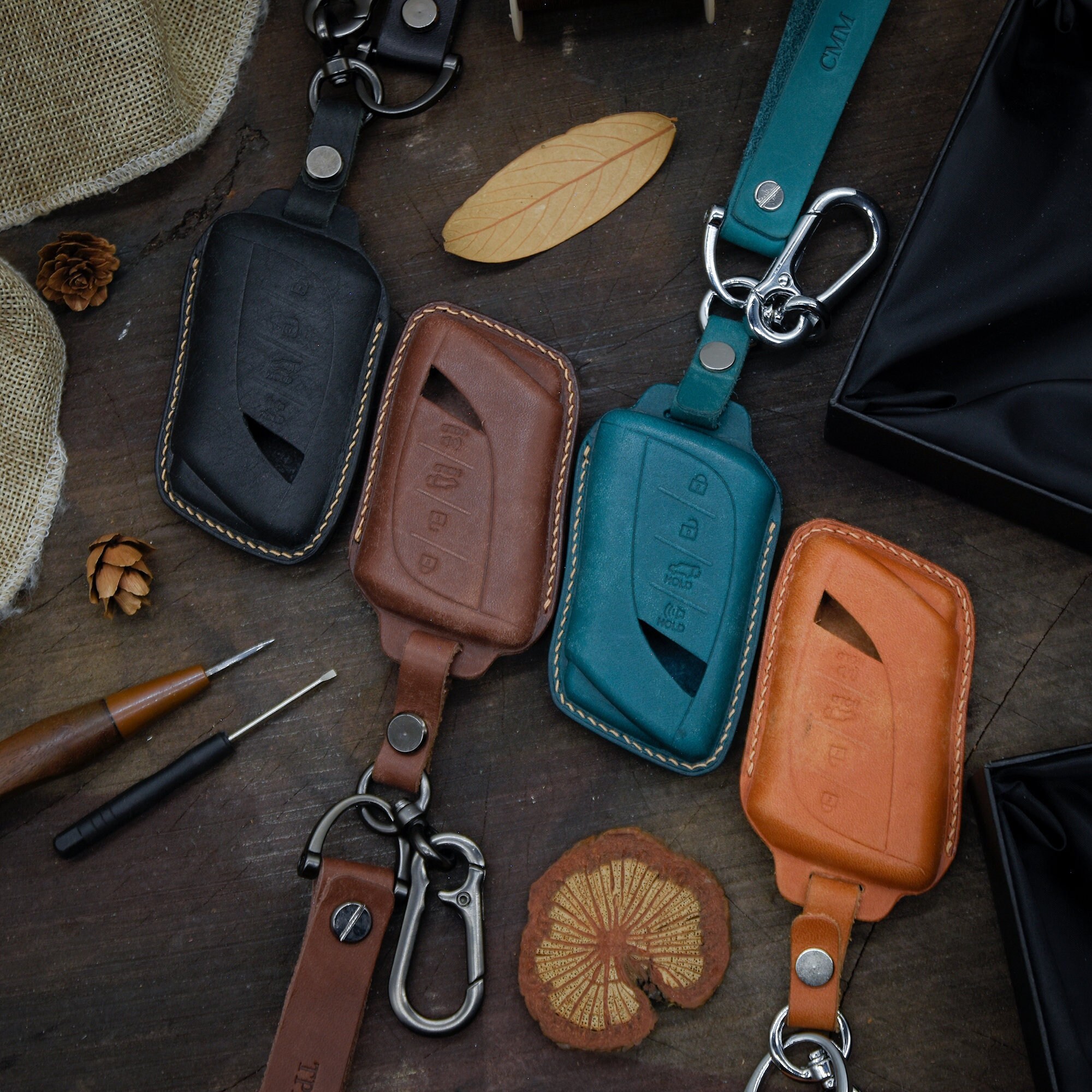 Leather Smart Key Fob Case for 2018-2021 Lexus Ls 500 Ls - Etsy