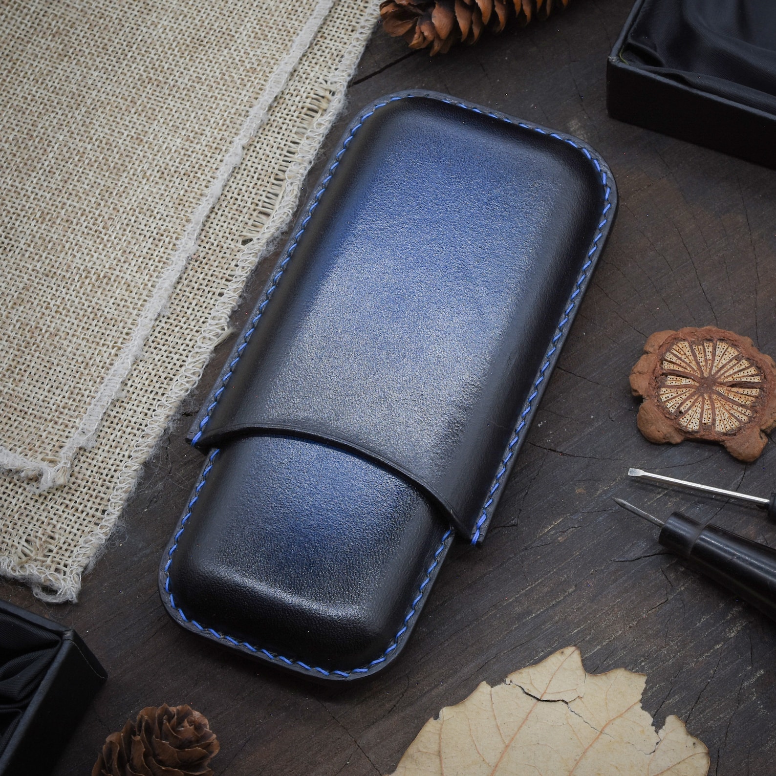 Luxury Cigar Case Custom Cigar Cover Personalized Leather - Etsy