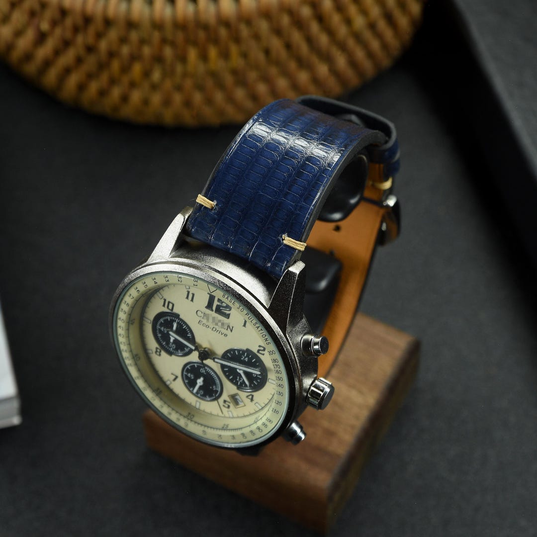 Handmade Java Lizard Skin Watch Strap: Quick Release, Choice of Width ...