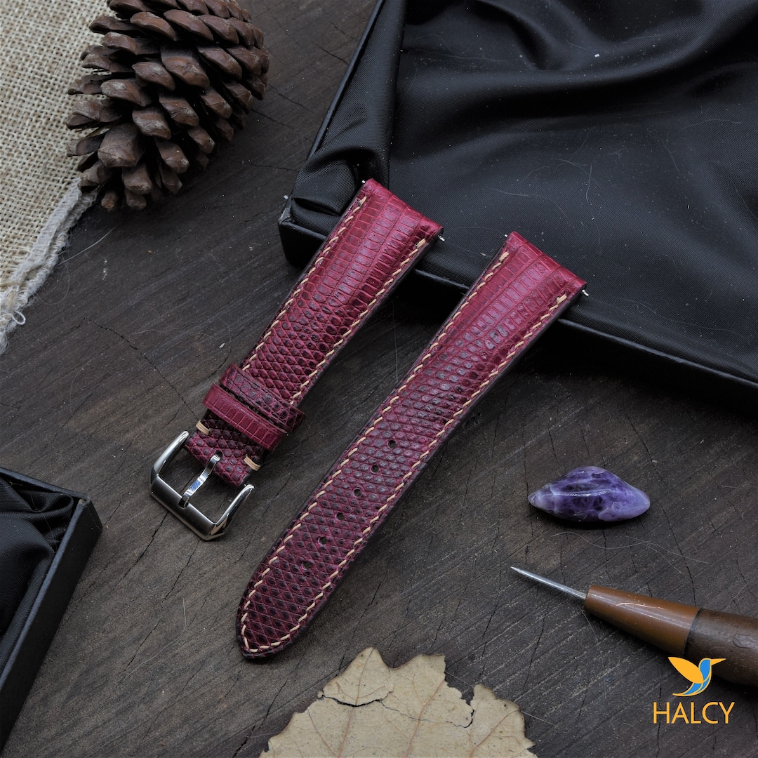 Java Lizard Skin Watch Strap Choice of Width Choice Color - Etsy
