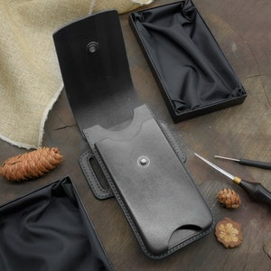 Leather Dual Phone Case, Leather Double Phone Case, Case Holds Two ...