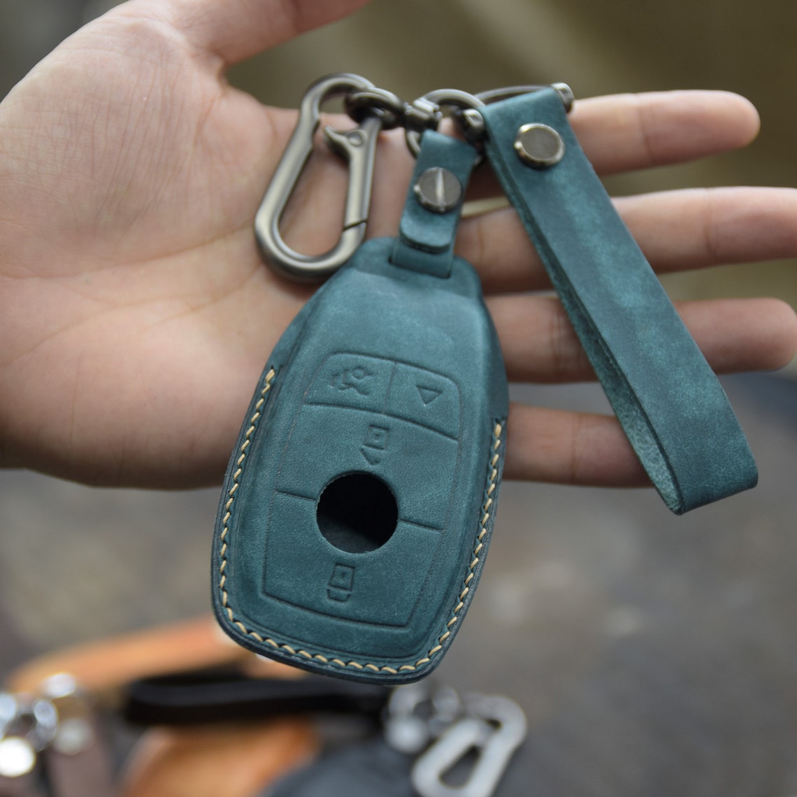 Fob Cover Leather with Keychain Protector Key case Compatible | Etsy