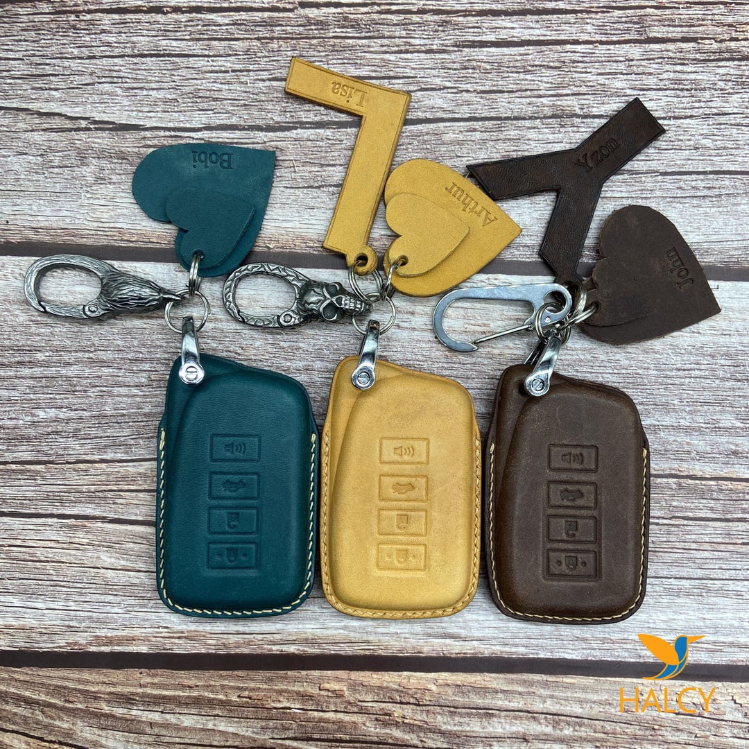 Leather Key Case for 2020-2025 IS, ES, Nx, Rx, Gx, Lx, Rz - Custom Fob ...