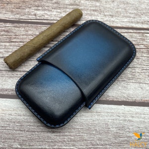 Luxury Cigar Case, Custom Cigar Cover, Personalized Leather Cigar Case ...