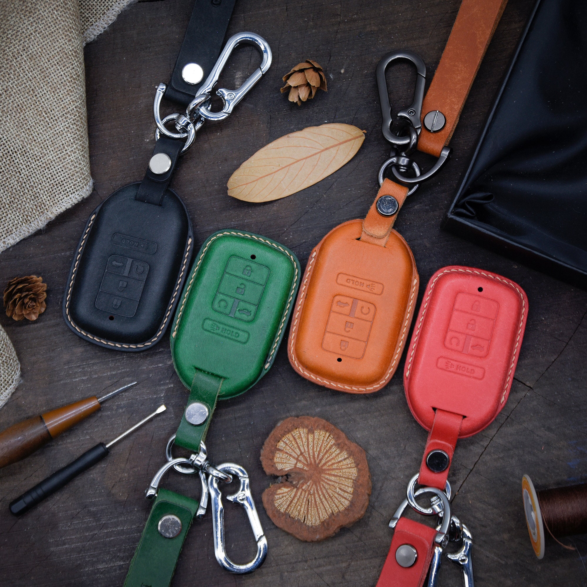 Full Protective Key Fob Remote Cover Case Holder Fit for Accord Civic ...