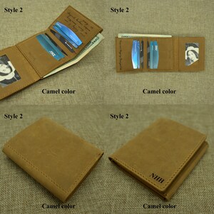 Personalized Mens Wallet With ID Card, Boyfriend Gift, Gift for Him ...