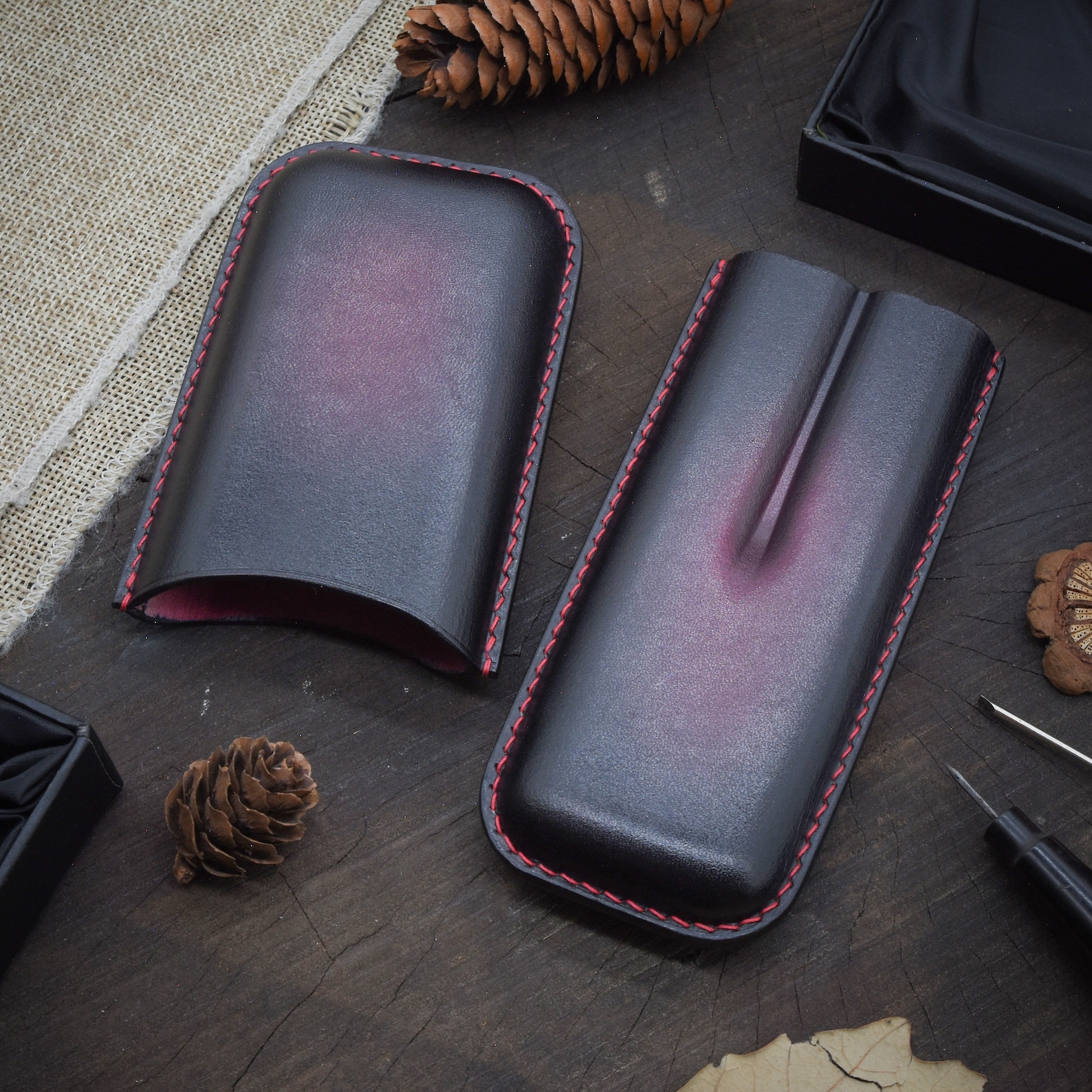 Luxury Cigar Case Custom Cigar Cover Personalized Leather - Etsy