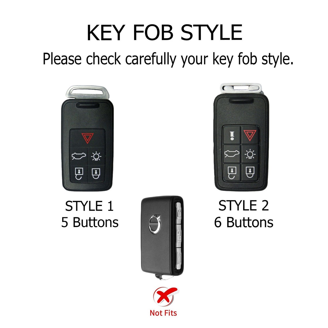Key Fob Cover for Volvo 5 or 6 Buttons 2011 2018 Volvo S60 | Etsy