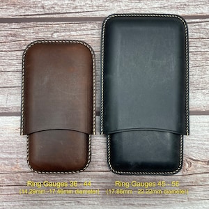 Personalized Leather Cigar Case, Luxury Cigar Case, Custom Cigar Cover ...