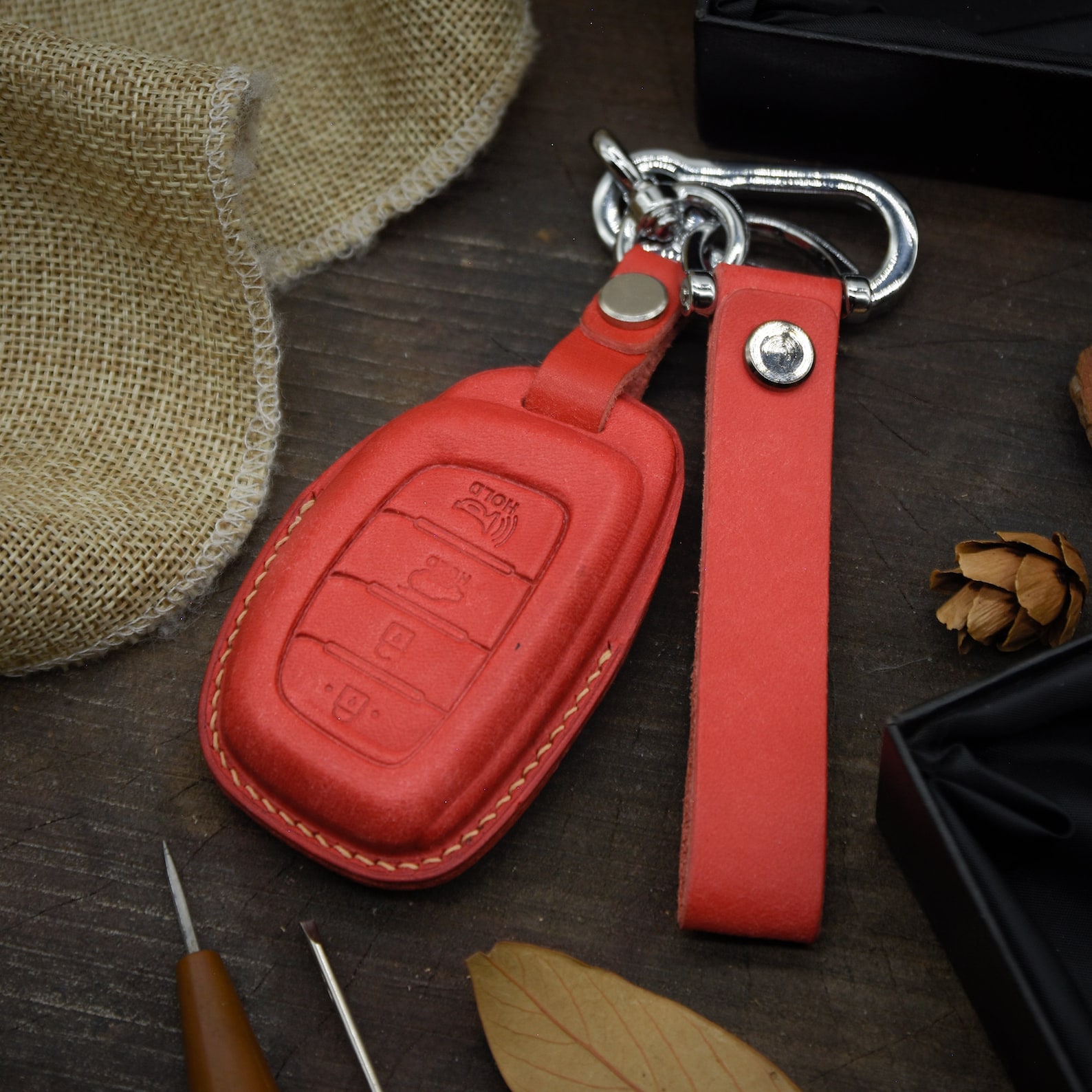 Leather Smart Key Fob Cover Protector Keyless Remote Holder 4 | Etsy