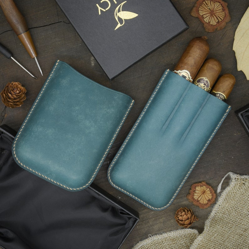 Personalized Leather Cigar Case Luxury Cigar Case Custom - Etsy