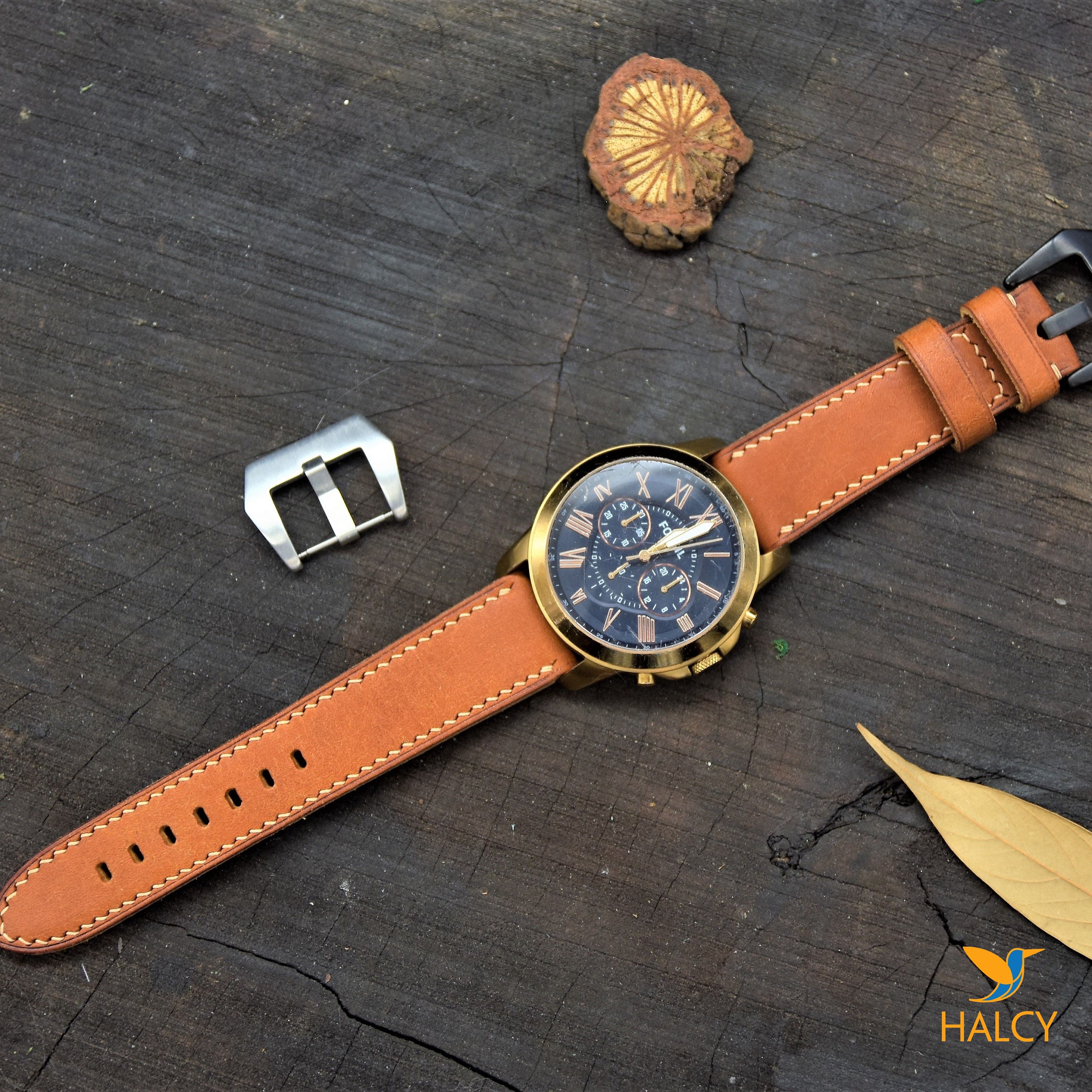 Custom Handmade Leather Watch Strap Thick Full-grain - Etsy