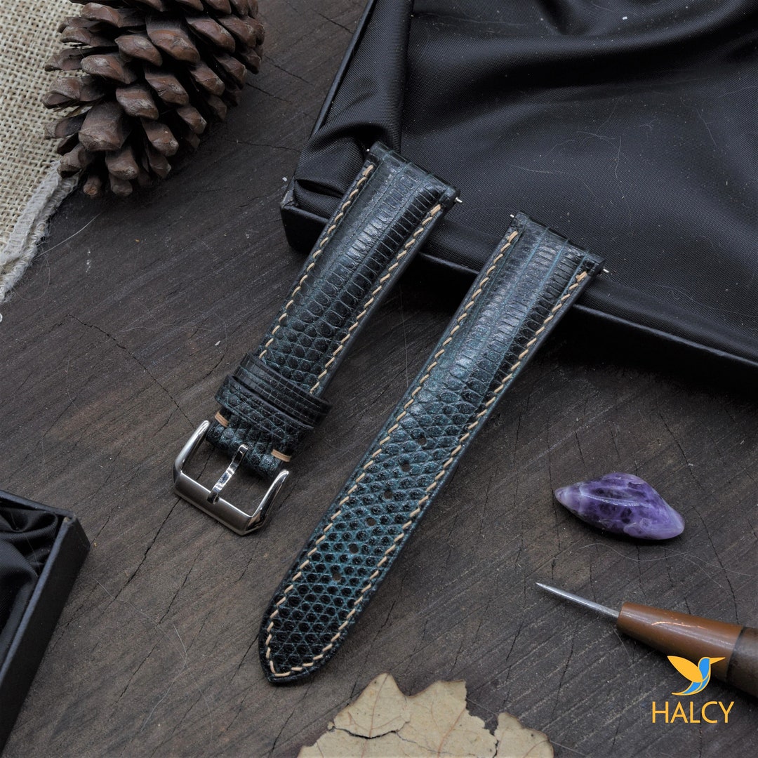 Java Lizard Skin Watch Strap Choice of Width Choice Color - Etsy