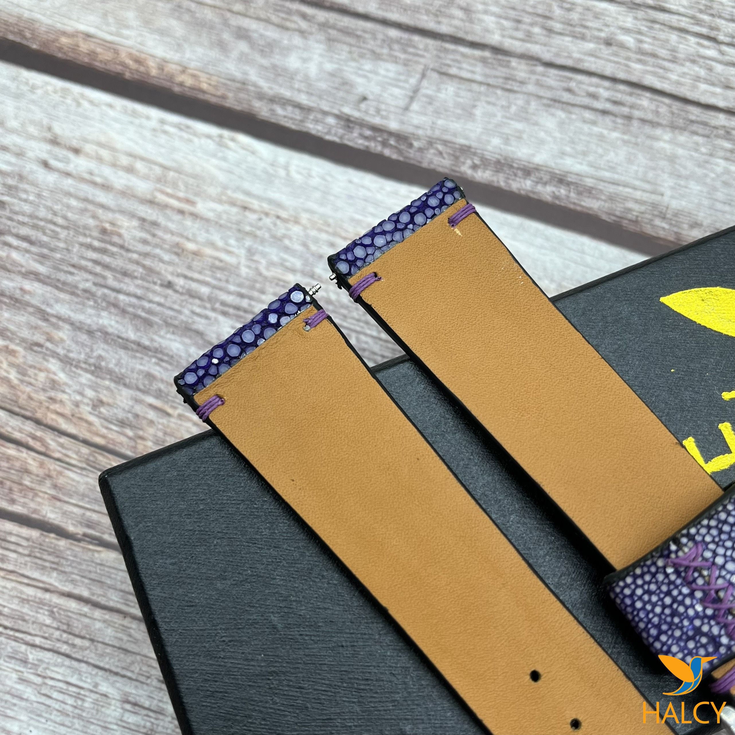 Purple Stingray Skin Watch Bands, Watch Strap, Choice of Width, Choice ...